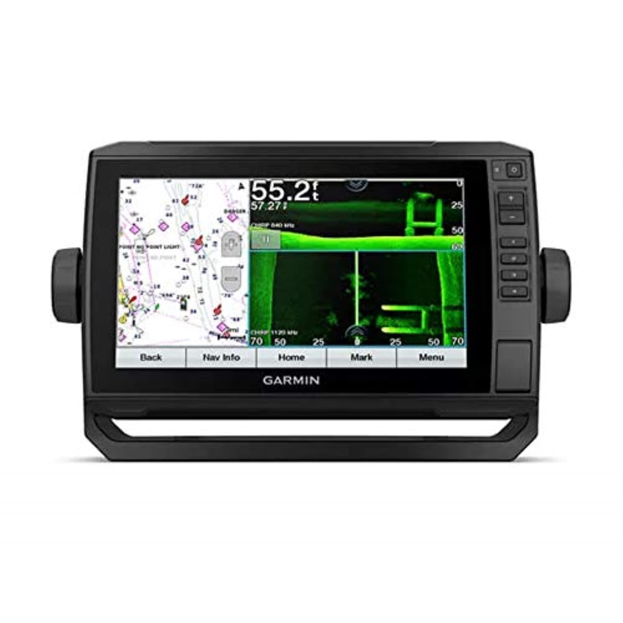 Garmin ECHOMAP UHD 94SV, Keyed-Assist Touchscreen Chartplotter with U.S. BlueChart G3 & 010-12445-00 Power/Data Cable Threaded 4-Pin, Black