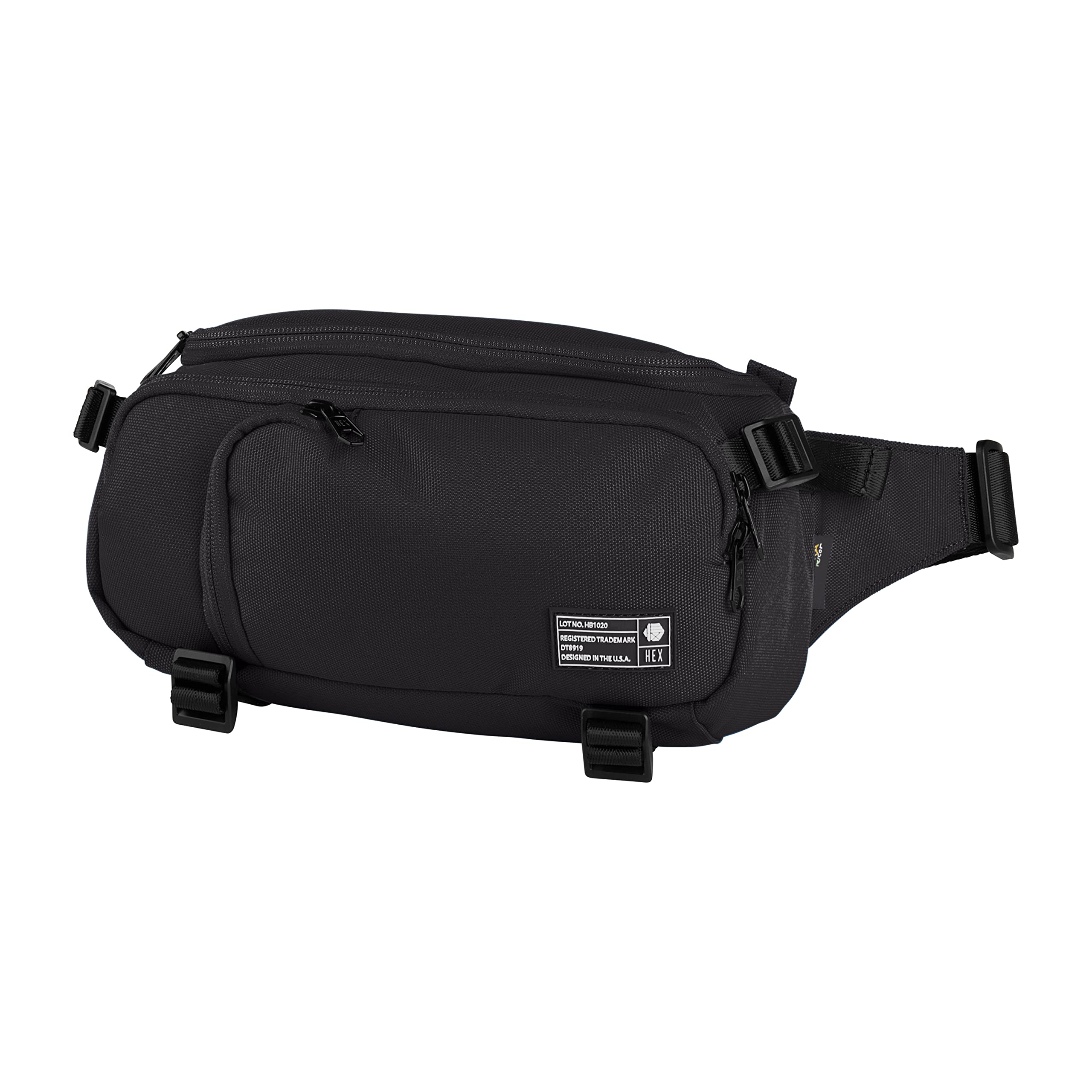 HEX Ranger DSLR Camera Sling Mini - Customizable Interior Dividers, Cordura Shell, Photography Drone Lenses Daily Carry Storage Case, Black