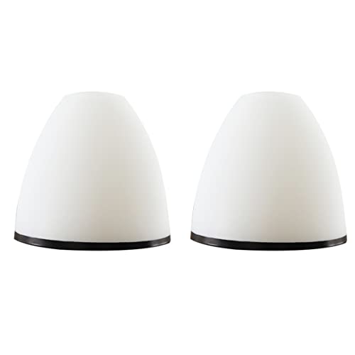 Veemoon Glass Pendant Light Glass Pendant Light Glass Shades Alabaster 2 pack glass lamp shades replacement glass shades glass light covers Glass Lamp Shade Clear Gesso Clear Gesso