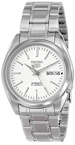 SEIKO Men's Year-Round Automatic Watch with Stainless Steel Strap, Silver, 20 (Model: SNKL41K1)