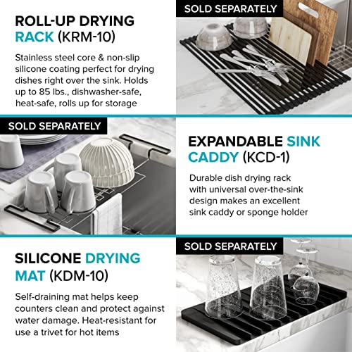 Kraus KHU100-32 Standart PRO 16 Gauge Undermount Single Bowl Stainless Steel Kitchen Sink, 32 Inch