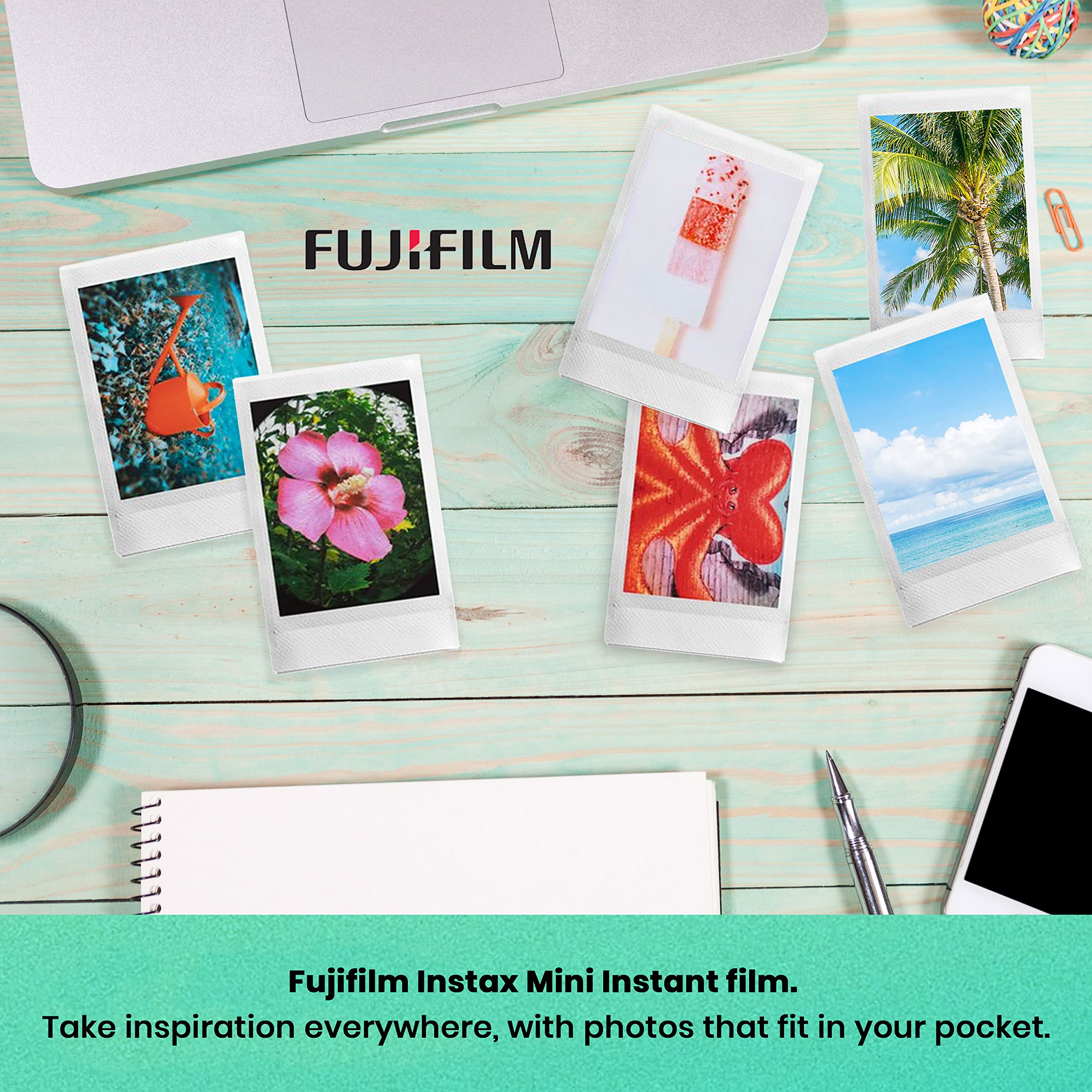 Fujifilm Instax Mini 11 Instant Film Camera, Fuji Instax Mini Film 10 Sheets, Color Frames for Mini Prints, Gift Bundle (Lilac Purple)