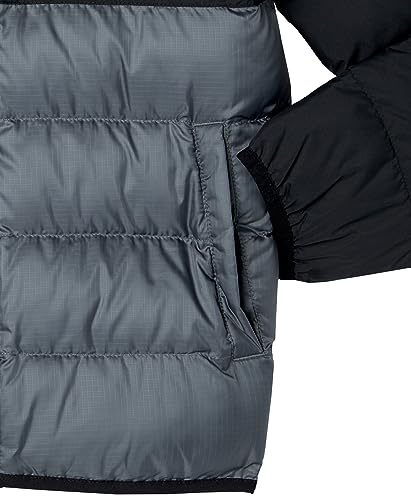 Under Armour Boys' Pronto Puffer Jacket, Mid-Weight, Zip Up Closure, Repels Water, Black Colorblock