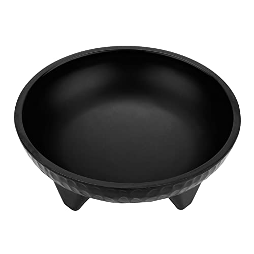G.E.T. MOJ-803-BK Black 26 oz. Molcajete Bowl, Break Resistant Dishwasher Safe Melamine Viva Mexico Collection (Pack of 12)