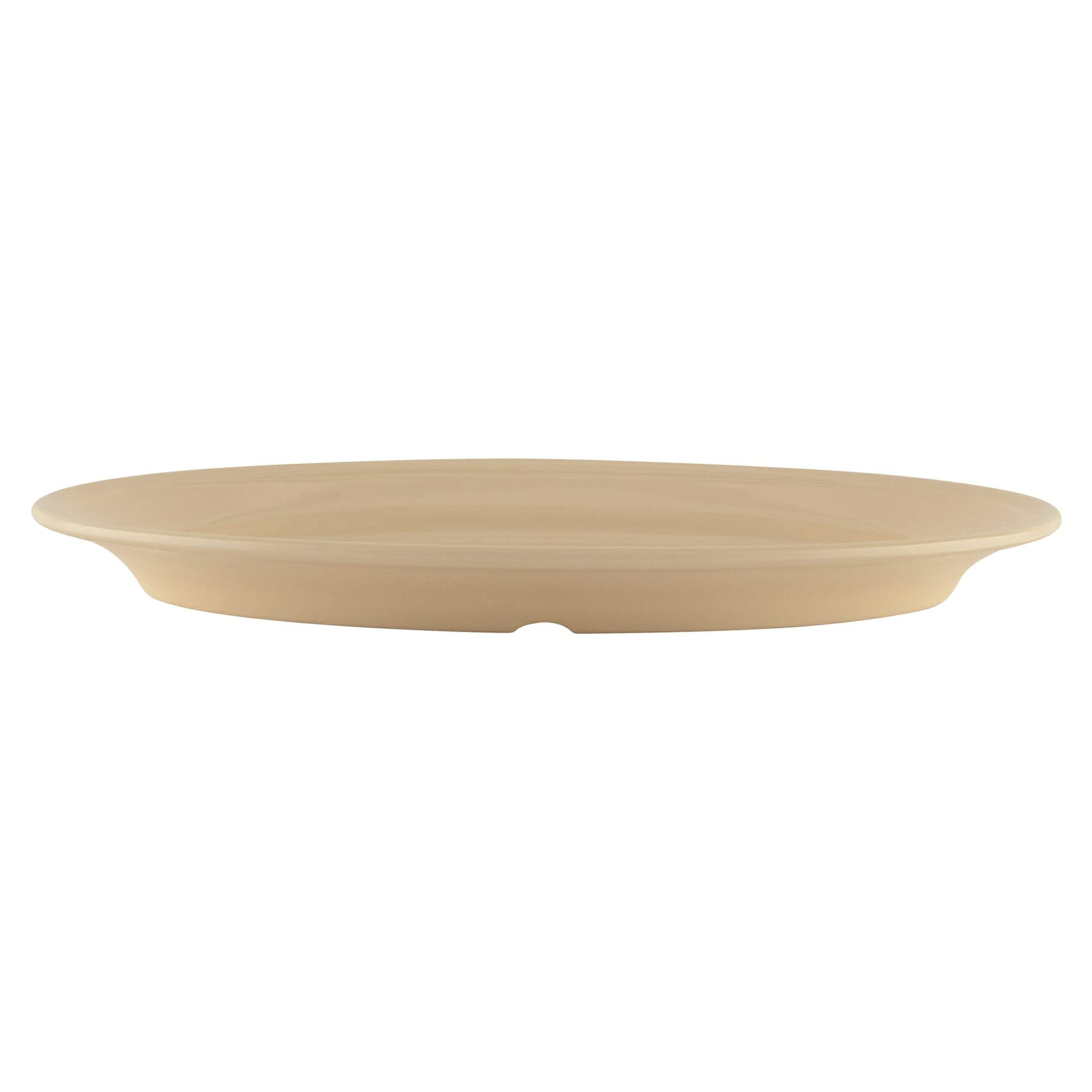 G.E.T. OP-912-T Melamine Oval Serving Platter, 12" x 8.5", Tan (Set of 12)
