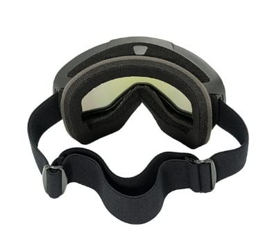 Feilx Ski Goggles, Ski Goggles with Ventilation Holes & Adjustable Elastic Band, Snow Goggles Anti-Fog Snowboarding Goggles for Men Women (Color : B)