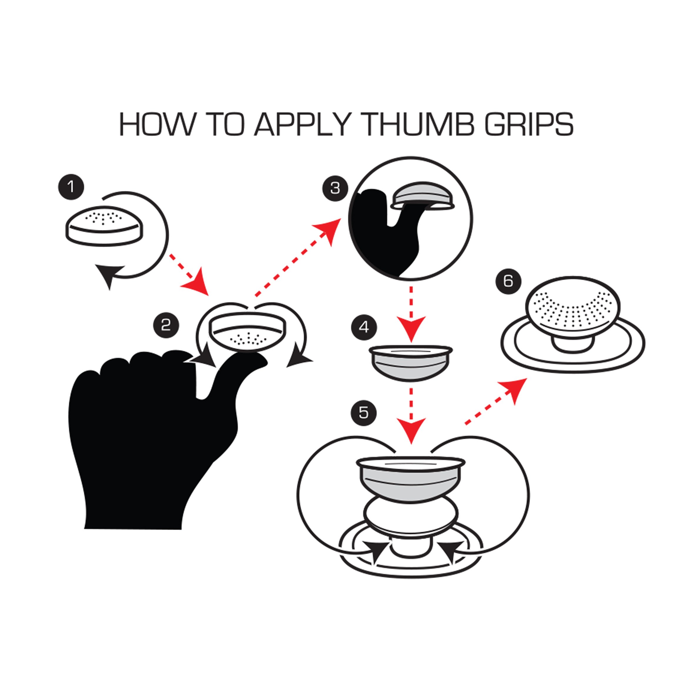 Gamexpert Controller Thumb Grips - 4 Pack (PS4/ XBOX One)