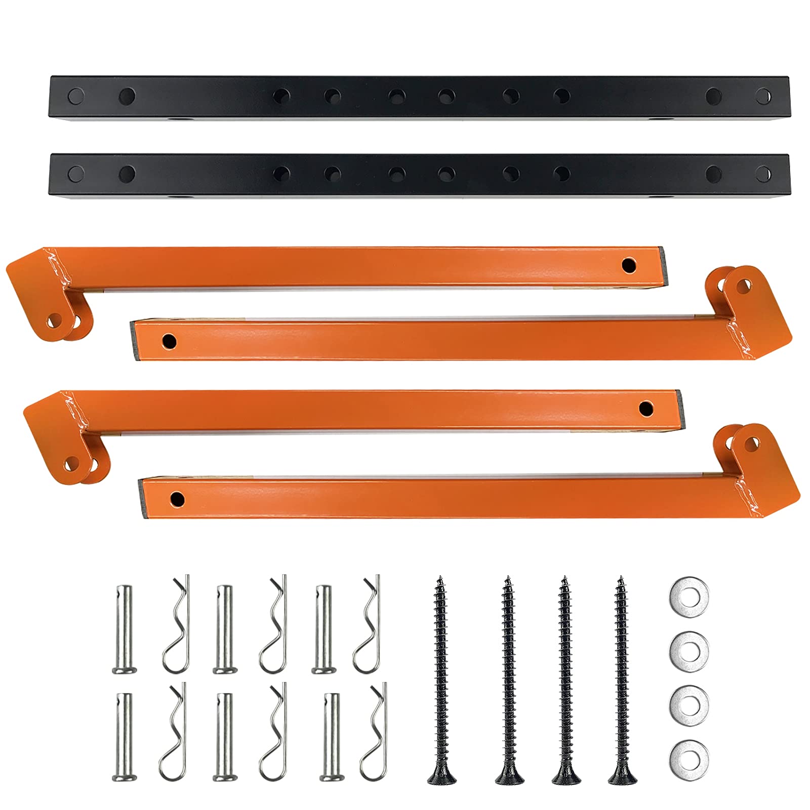 Foozet Wall Mount Paddle Board Racks, Surfboard Hanger Duty Steel, Adjustable Metal Paddleboard Home, Garage Organizer, Store & Display Up to 2 Surfboards, Snowboards, Longboards