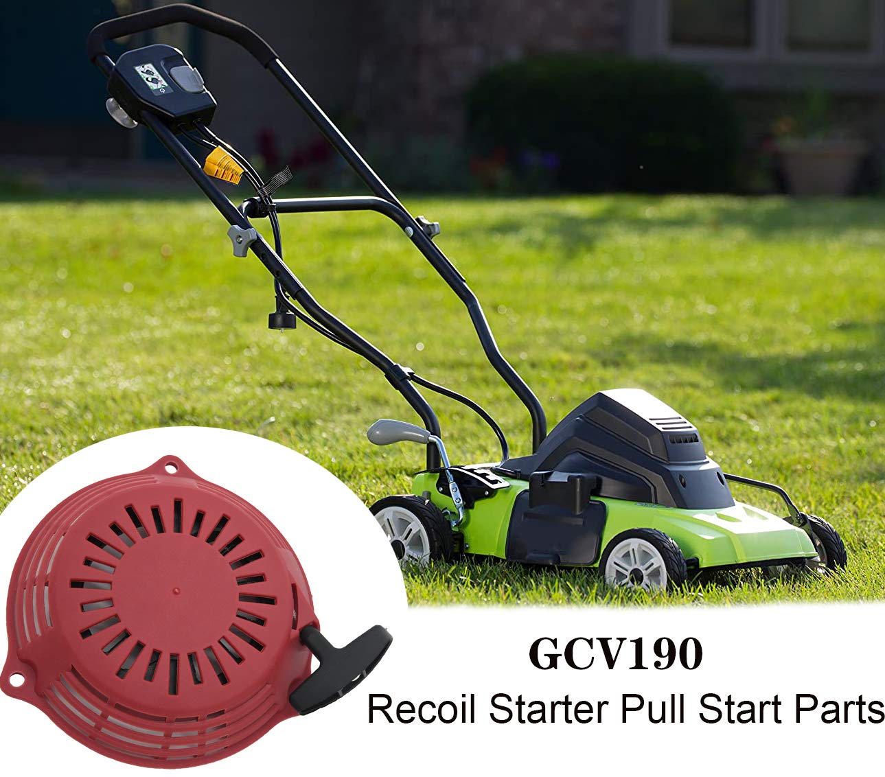JOD Recoil Pull Starter for Honda GCV190,GCV190A,GCV190LA, GSV190AE Replacement for 28400-Z0Y-013ZB