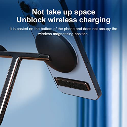 Hagibis Phone Kickstand Vertical and Horizontal Stand Adjustable Angle Aluminum Phone Holder Compatible with iPhone 13 12 Pro 13 Mini 13 Pro Max, Samsung and Xiaomi (New Black)