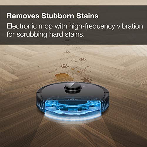 ECOVACS Deebot OZMO Pro Mopping System with Scrubbing Feature for Deebot T8 and T8 AIVI Robot Vacuum Cleaner and Mop, Over 2,000 sqft of Mopping (Add-on Accessory)