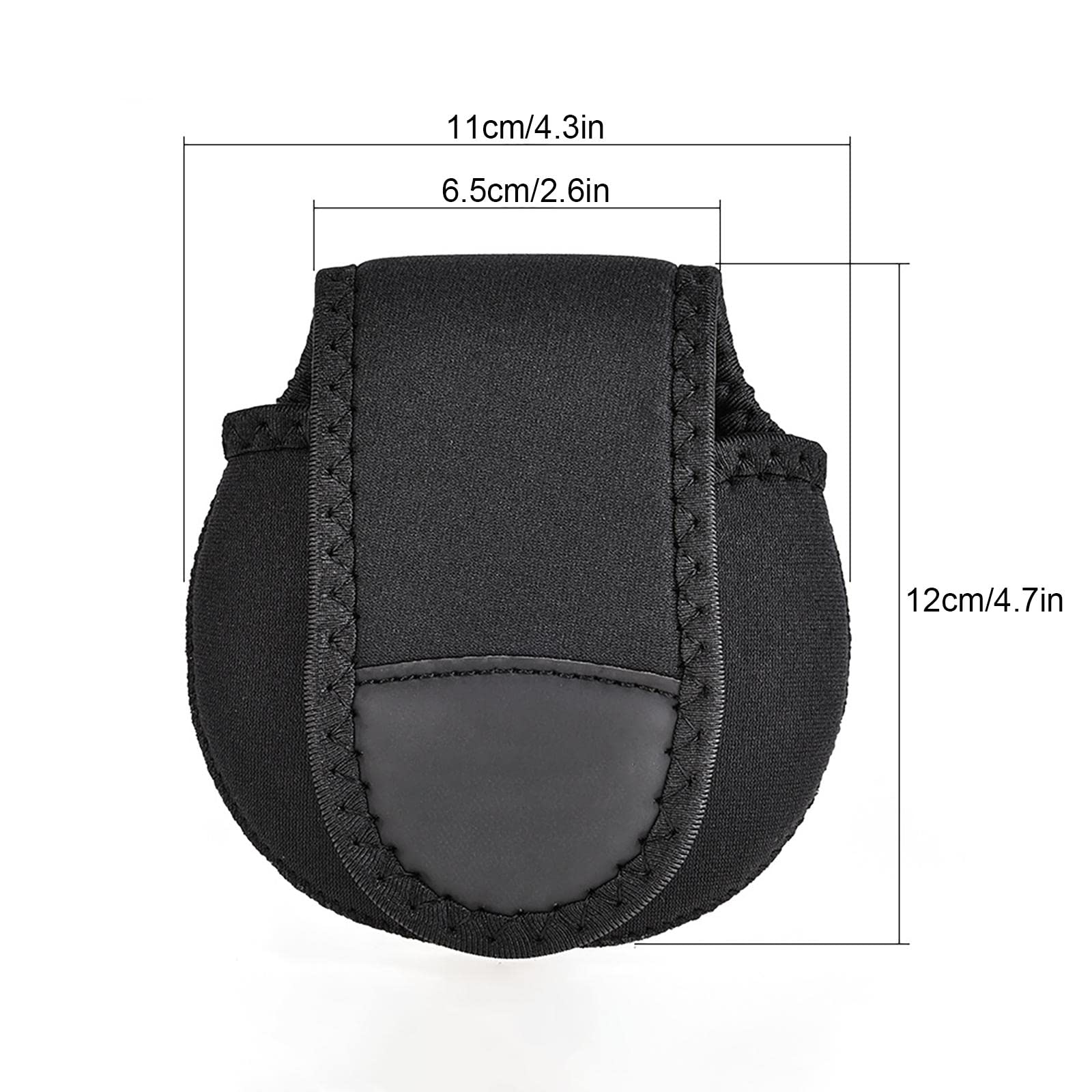 GNMGIZ Fishing Reel Cover Simple Neoprene Durable Casting Reel Cover Protective Storage Bag Classic Spinning Reel Pouch Tool