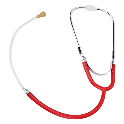 Lightweight binaural Stethoscope for Hearing aids (Red)