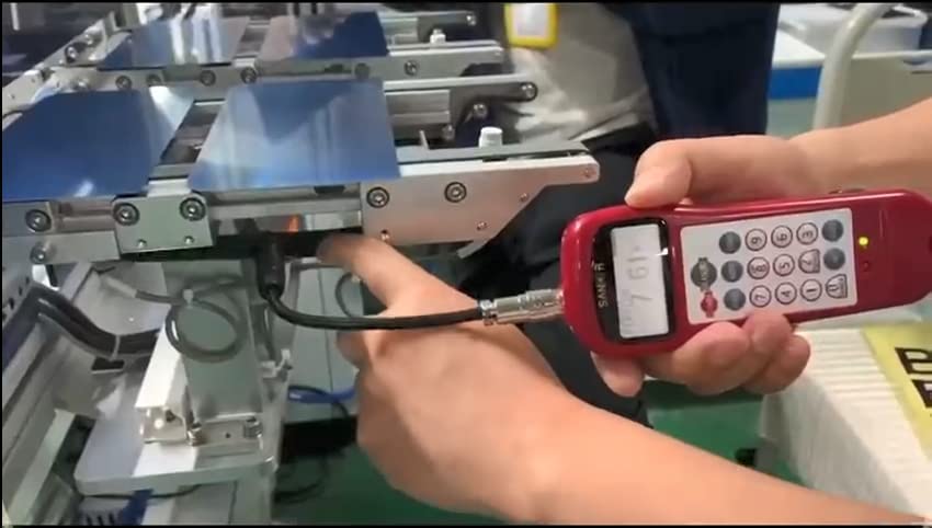 QIUSUO Precise Sonic Belt Tension Meter Sonic Belt Tensiometer Sonic Tension Meter Sonic Belt Meter for Most Belt Types with Frequency Range 10Hz-5000Hz Tension Range 0.01-99900N LCD Backlit Display