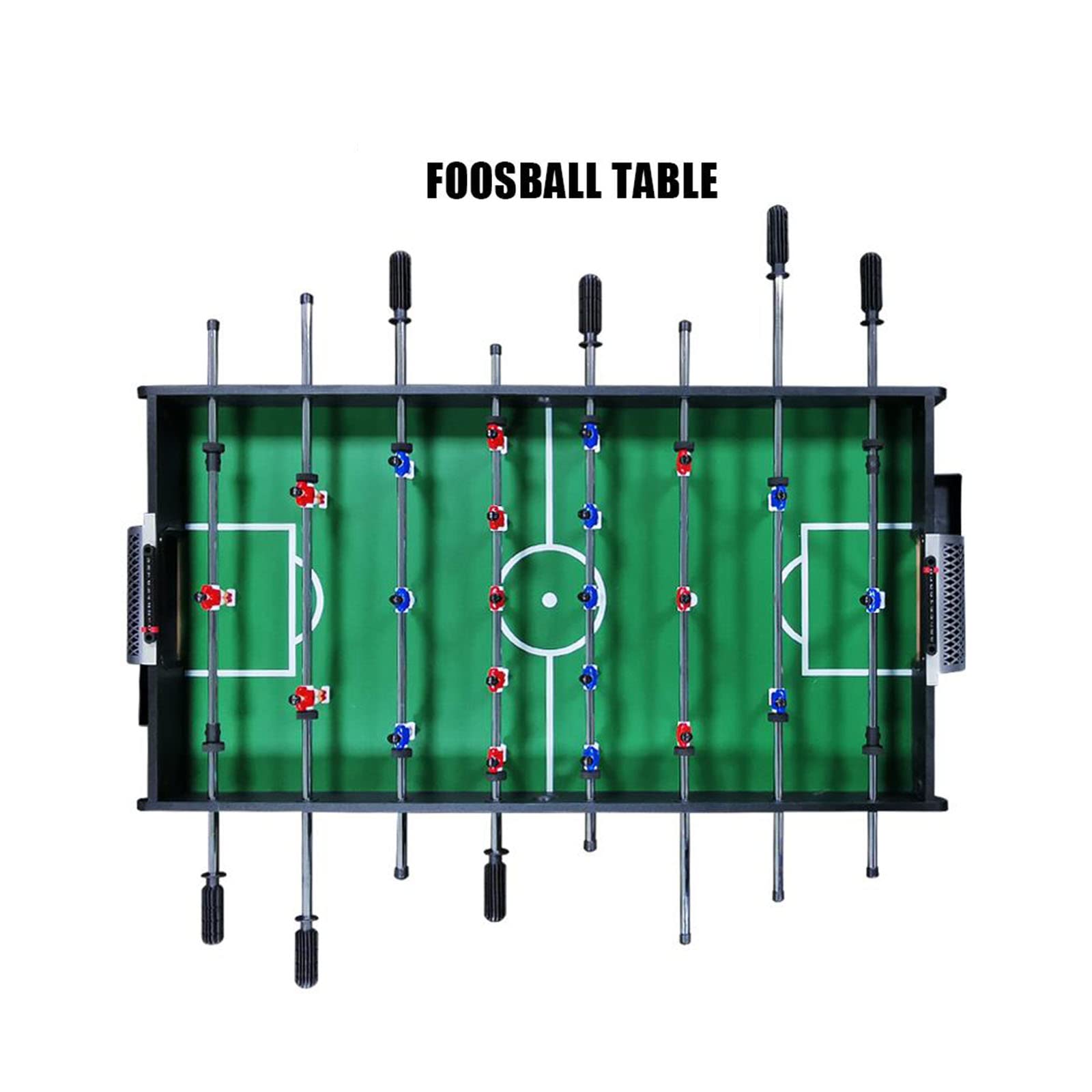 KEINXOW 3.9 Ft Foosball Table,Foldable Game Table with Non-Slip Handle,Arcade Table Soccer for Family Game Or Recreation Rooms,White