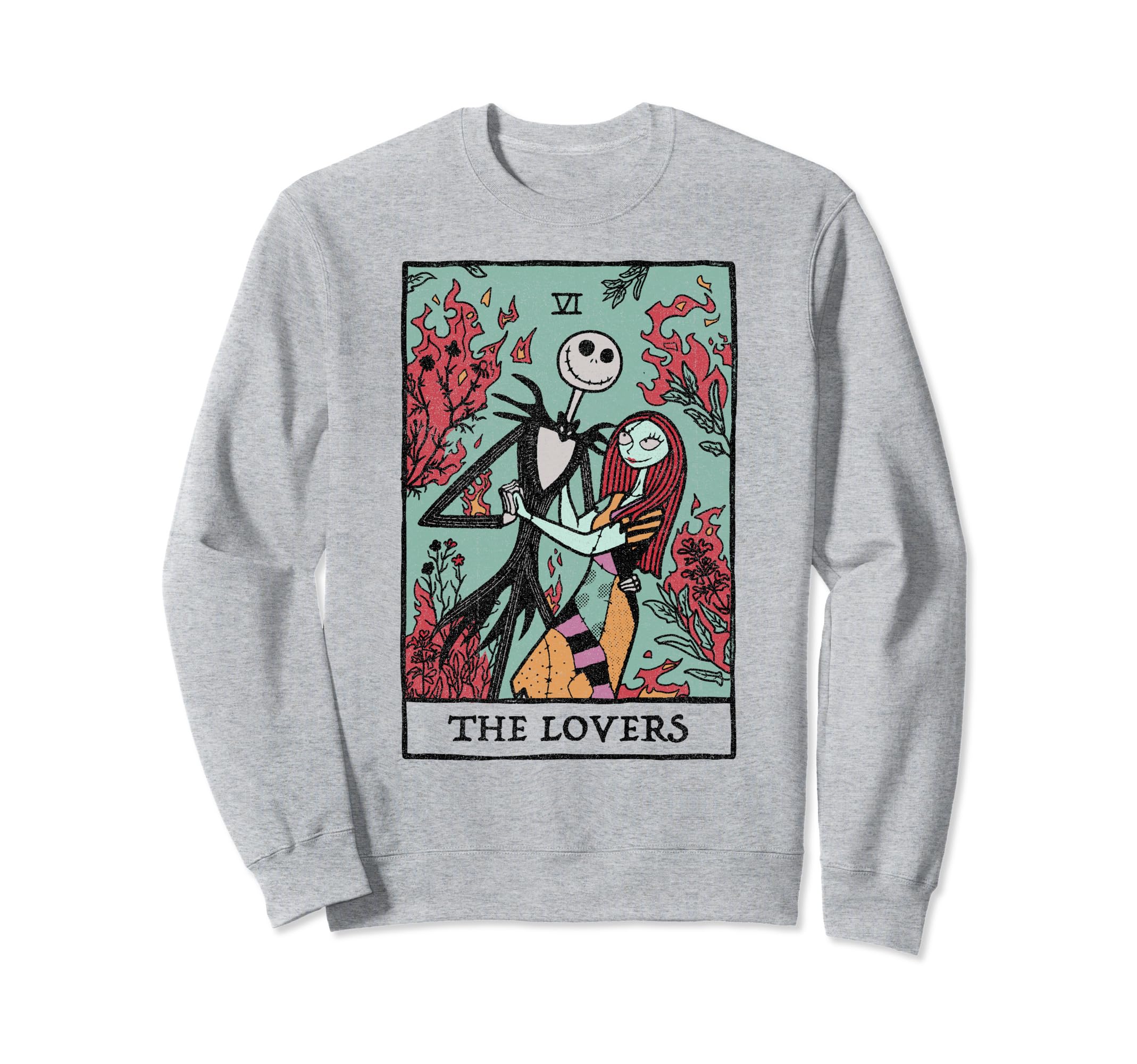 Disney The Nightmare Before Christmas The Lovers Tarot Card Sweatshirt