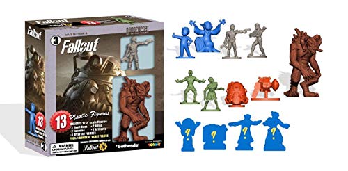 Toynk Fallout Nanoforce Series 1 Army Builder Figure Collection - Boxed Volume 3 | Vault Boy | Power Armor | Deathclaw | Special Edition Collectible Gaming Figures |