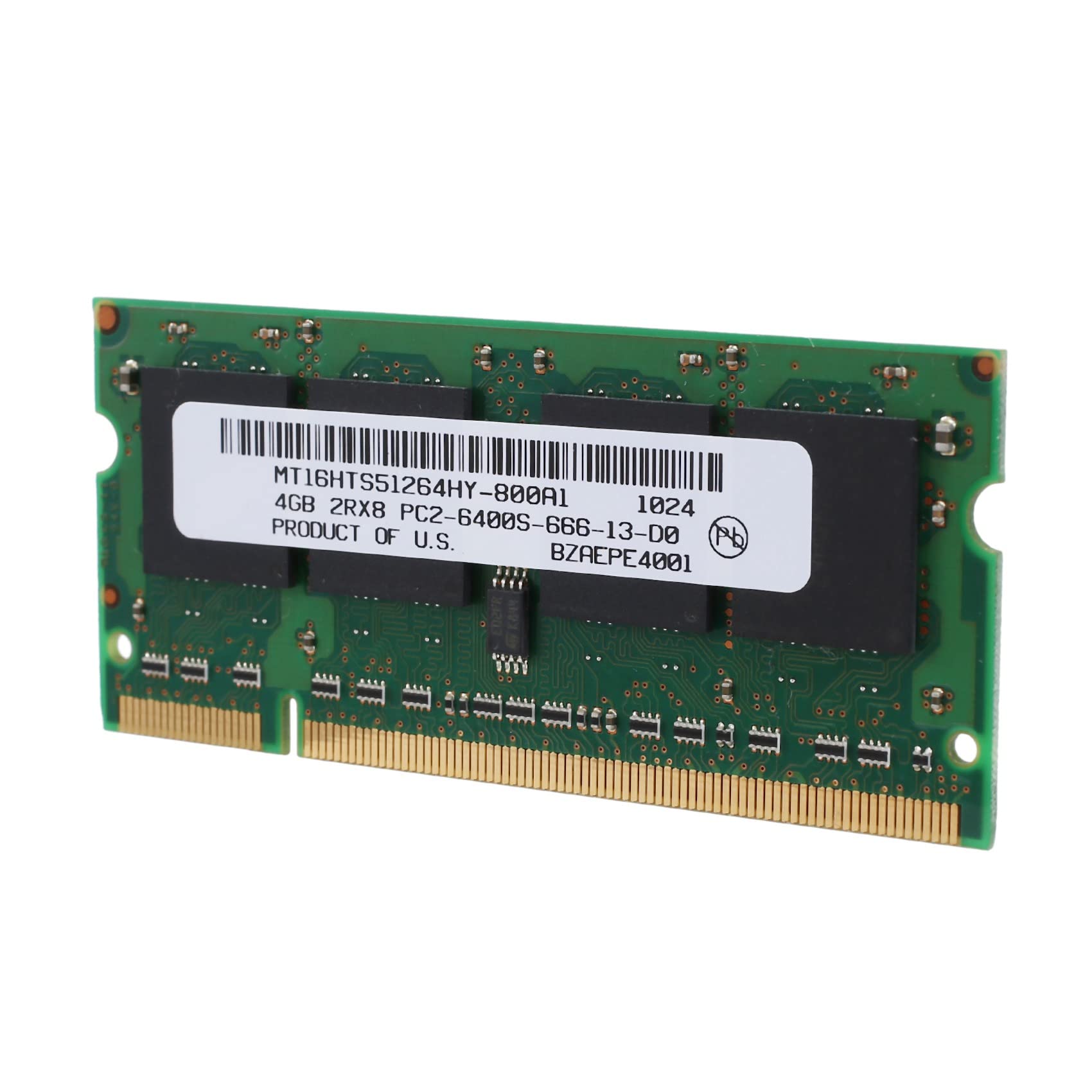 Limnyves 4GB DDR2 Laptop 800Mhz PC2 6400 SODIMM 2RX8 200 Pins for Laptop Memory (500284772)
