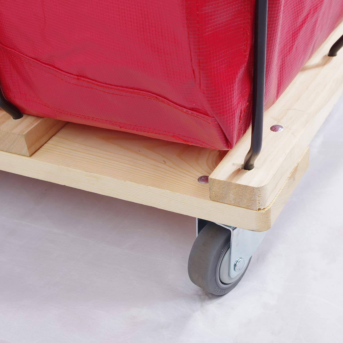 HIGOOD Basket Trucks,Service Carts Red 8 Bushel Knock Down Truck,Carts, 10.0 cu. ft, 400 lb, 34" L X 22" W X 30.5" H Capacity