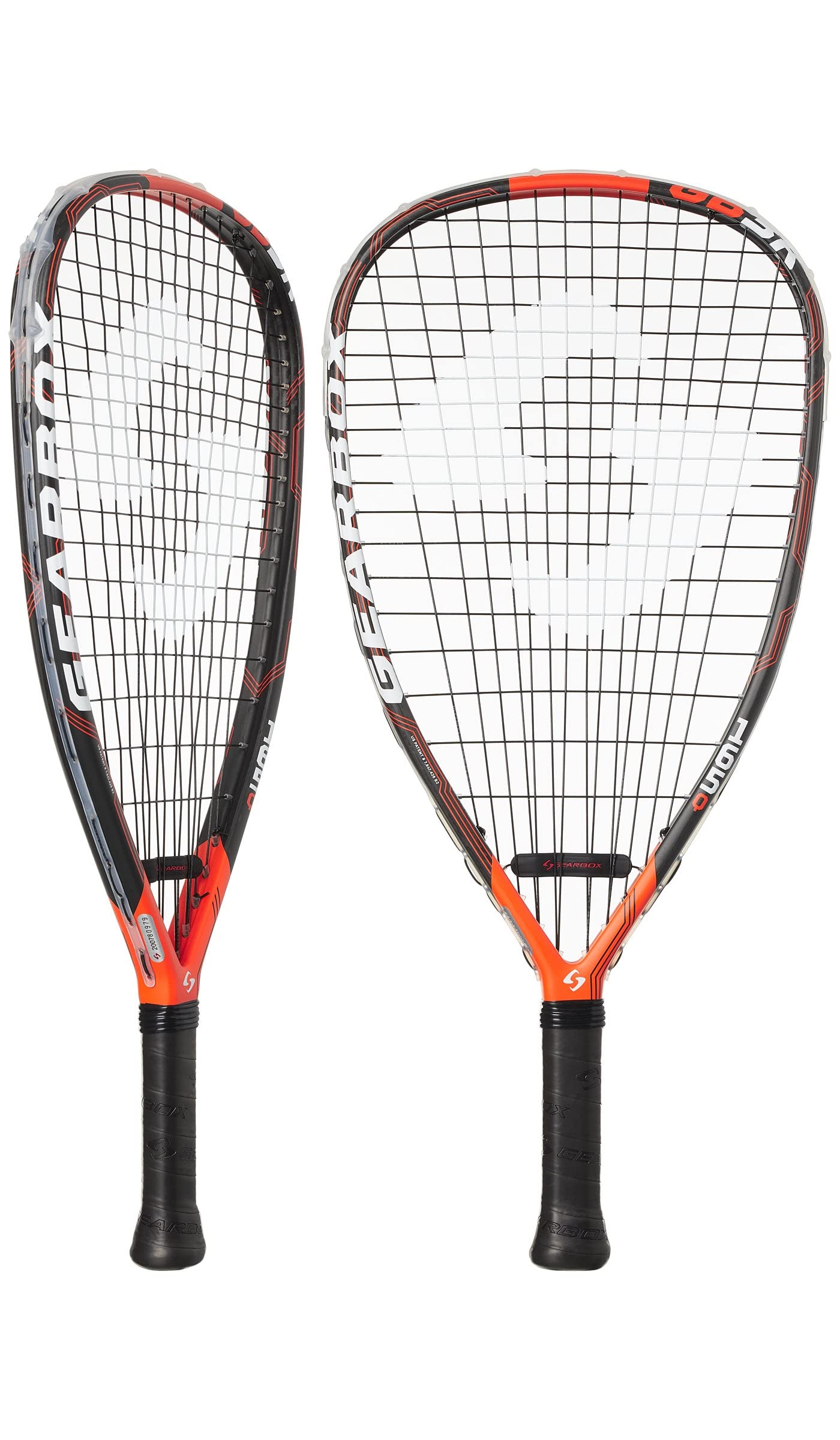 Gearbox GB3K 165Q Orange Racquetball Racquet - 3 5/8 Grip