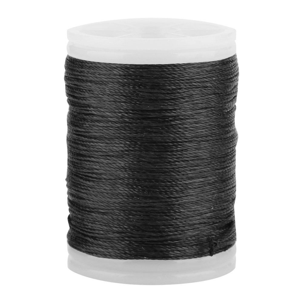 GOTOTOP Archery Serving String 120m Nylon String Serving Thread for Bowstring Archery Supplies (Black)