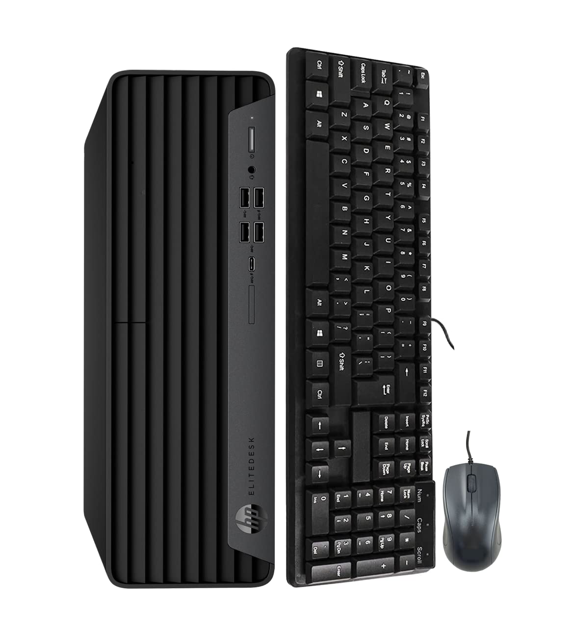 HP Elite Desk 800 G6 Computer Desktop PC, Intel Core i5-10500 Processor, 16GB DDR4 Ram, 256GB NVMe SSD, Display Port, Thunderbolt, Windows 11 (Renewed)