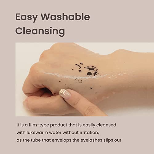 heimish Dailism Smudge Stop Mascara - 0.32oz/9g (Curling) | Non-Smudging, Curling Mascara | Washable, Non-Clumping, Waterproof Mascara for Eye Makeup | Kbeauty