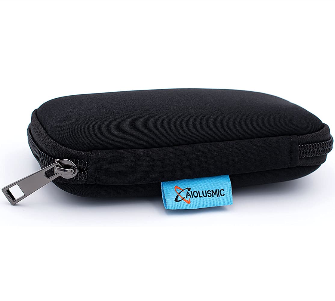 Flash Drive Case, USB Holder Portable Carrying Case Electronic Accessories Organizer Storage Bag for Memory Stick,Yubikey,Security Key,Jump Drive 10 Slots Black (Case Only)