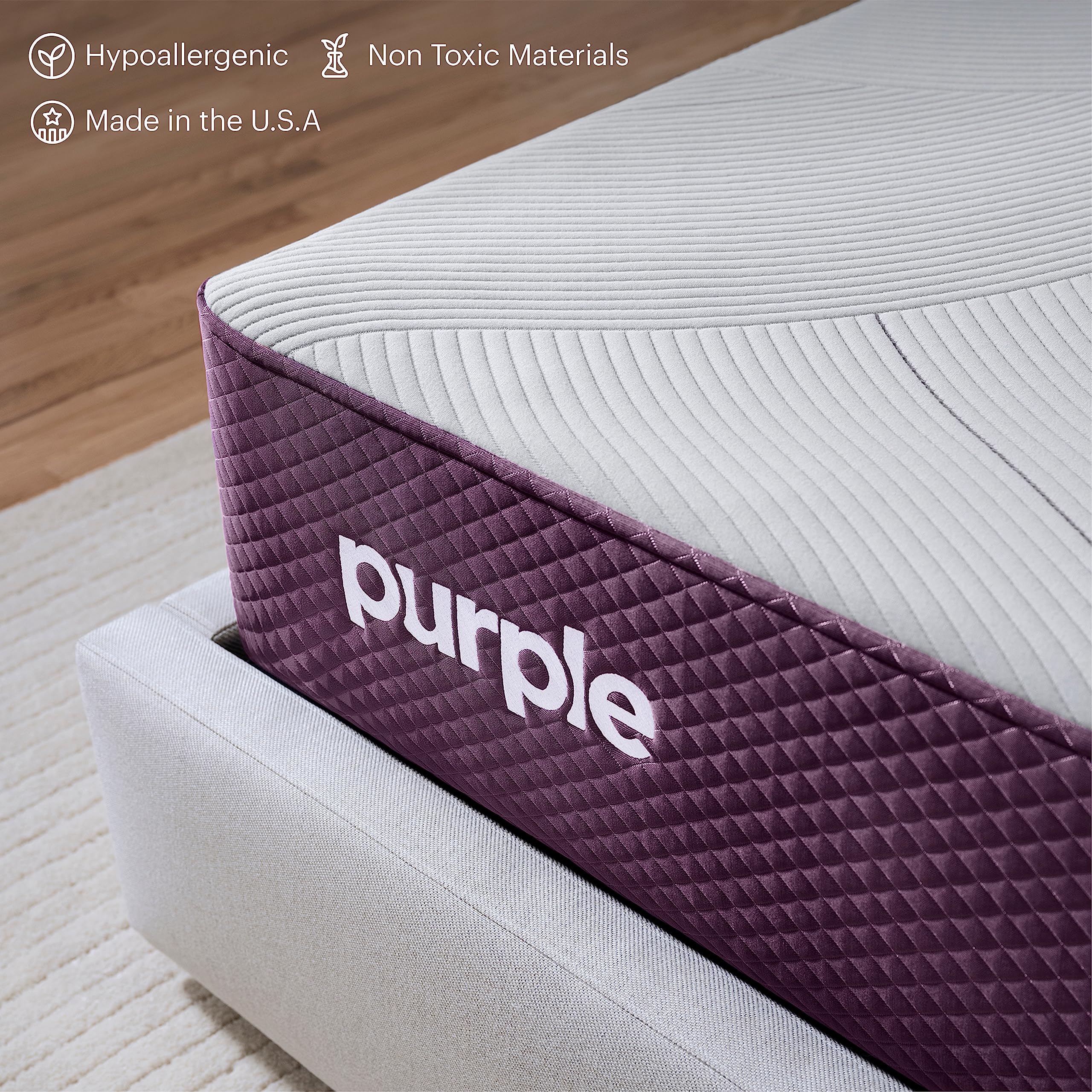 Purple Restore Mattress (Firm) – Queen, GelFlex Grid, Better Than Memory Foam, Temperature Neutral, Responsiveness, Breathability, Made in USA