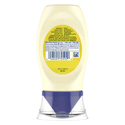 Hellmann's Mayonnaise Real Mayonnaise For a Creamy Sandwich Spread or Condiment Squeeze Bottle Sandwich Spread 5.5 oz
