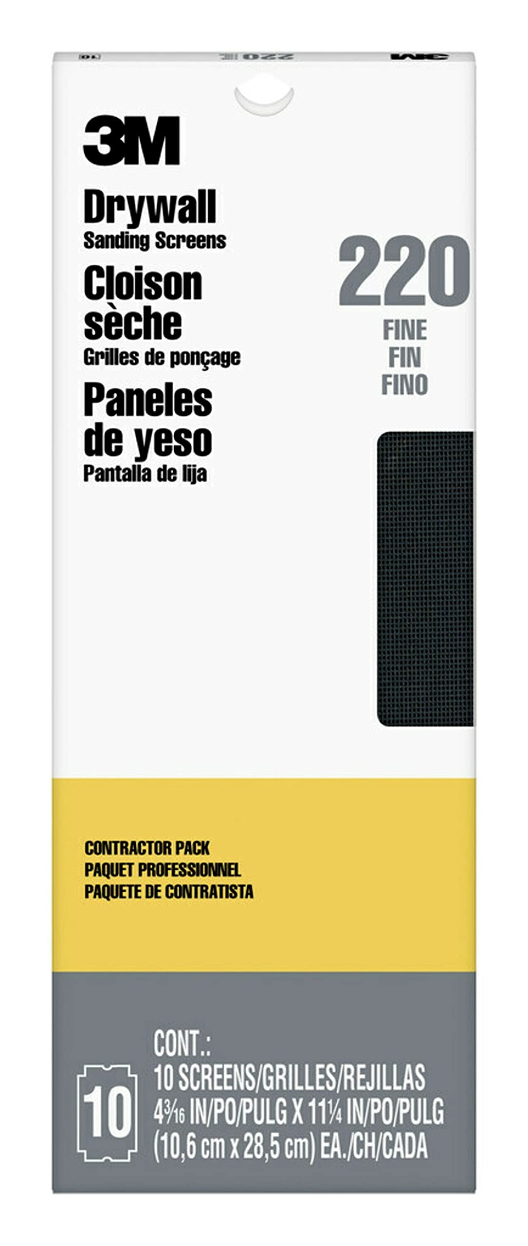 HYDE 09180 Dust-Free Vacuum Sander and 3M 99436 Drywall Sanding Screens Pro-Pak