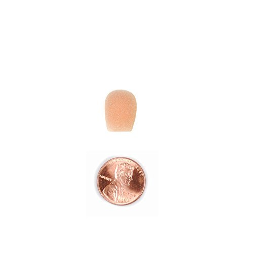 EZProGear 10mm Mini Windscreen for Mini Headset Microphone (20 Pack (tan))