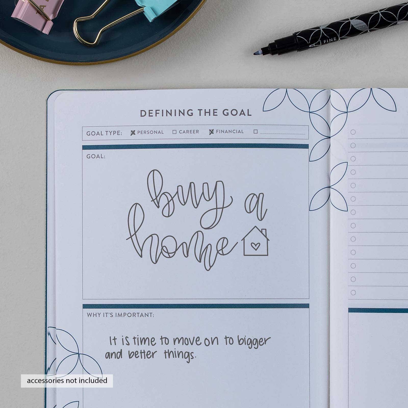 Erin Condren Petite Planner Year In Preview Planner - Customizable Goal-Setting Guide, Organizer & Tracker in One, Boost Productivity, Durable, Pretty, Cute, Stylize