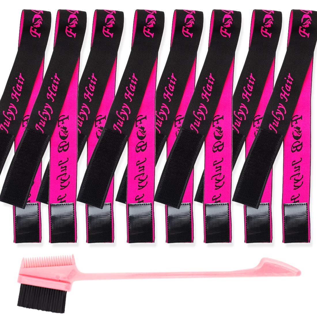FDBJulyy 8PCS Lace Melting Band,Elastic Bands for wig,wig band,lace band,elastic bands for wig,lace melting band,wig headband,melting band for lace front, wig band for melting lace (9pcs/pack)