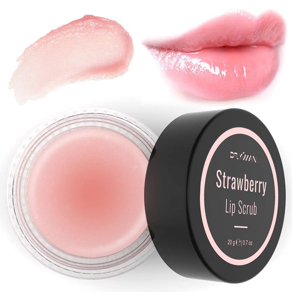 Lip Scrub, Lip Scrubs Exfoliator Moisturizer Dr.YIMAN Sugar Lip Scrub, Lip Exfoliator Scrub for Dry and Chapped Lips,Anti-Aging and Temping, Lip Mask, Lip Care Products, Lip Scrubber, Lip Moisturizer