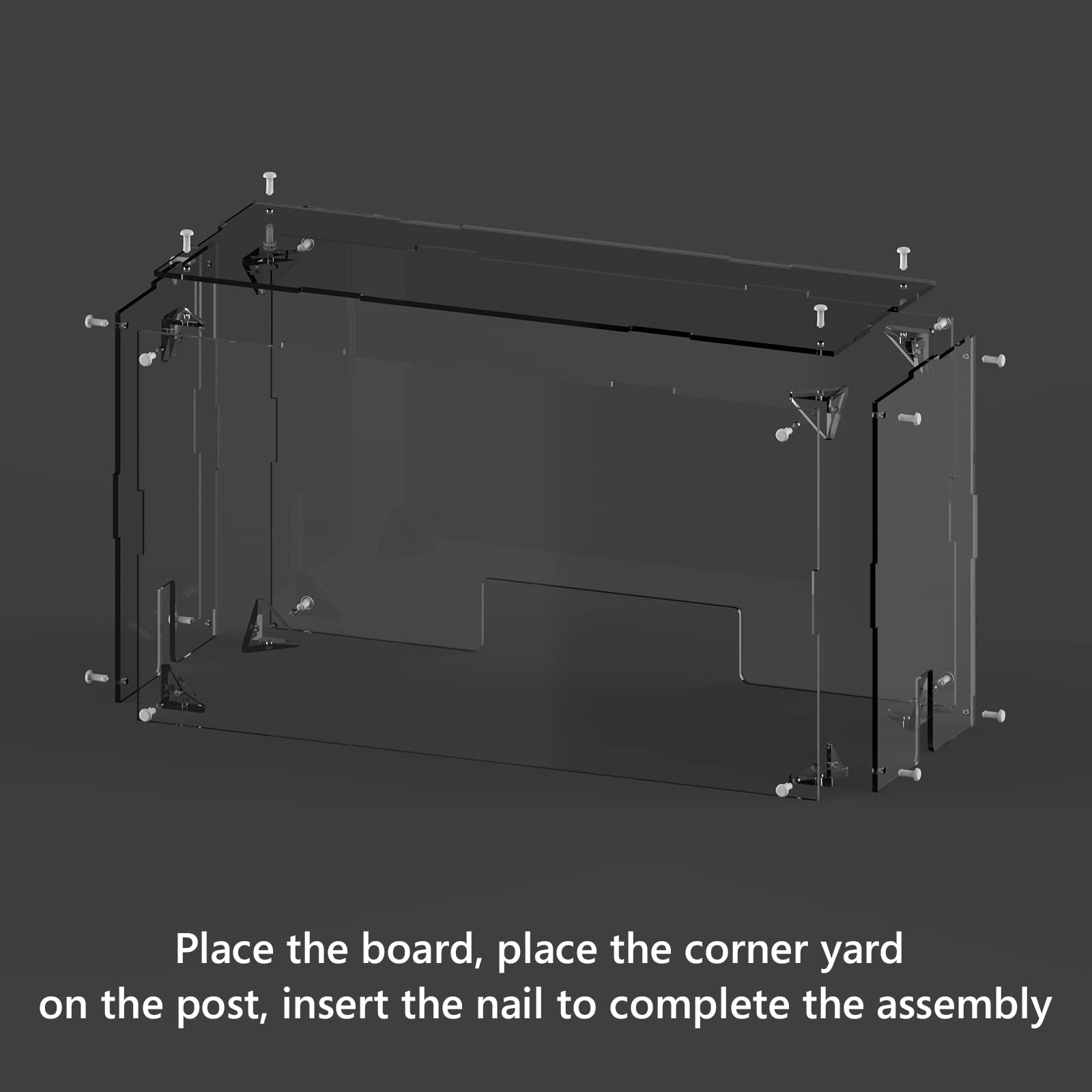 Geekria Acrylic Dust Cover Transparent Dust Guard Compatible with Steam Deck Charging Dock, Anti Scratch Waterproof Protective Clear Acrylic Cover Sleeve Display Box