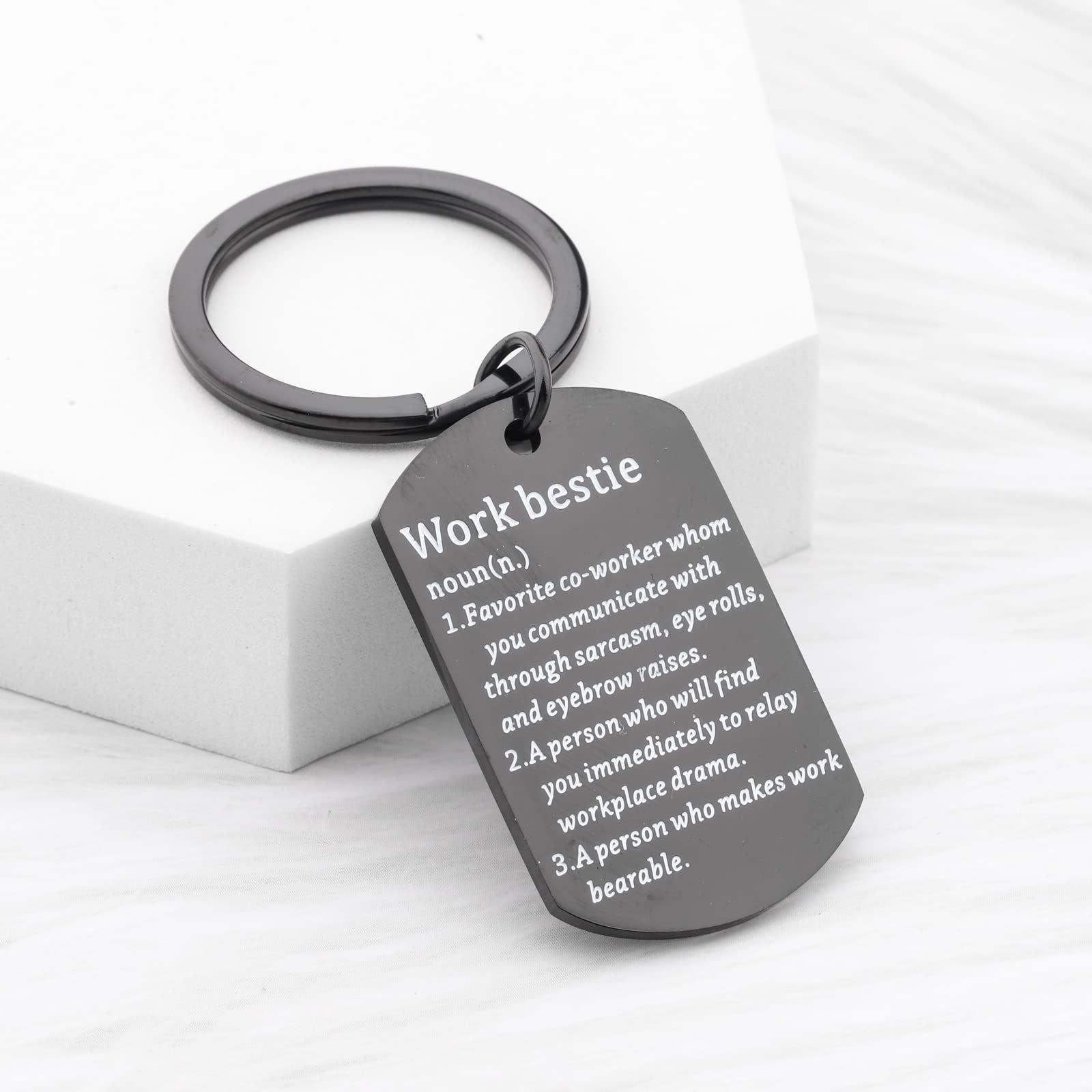 FAADBUK Work Bestie Gift Colleague Friend Gift Coworker Gift Work Friend Gift for Her (Work bestie)