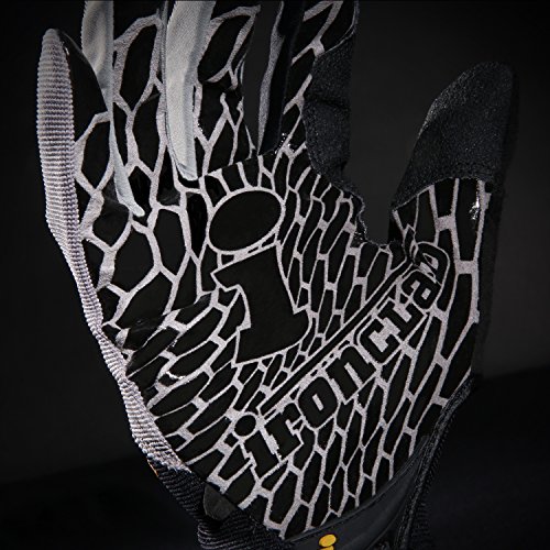 Ironclad BGW-04-L Gripworx Series Gloves, Black, Large