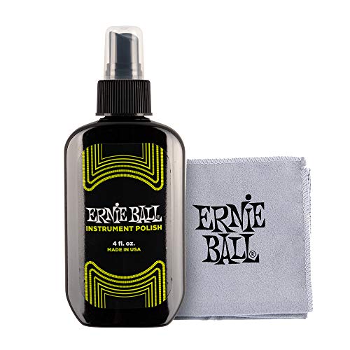 Ernie Ball Instrument Polish with Microfiber Polish Cloth (P04222)