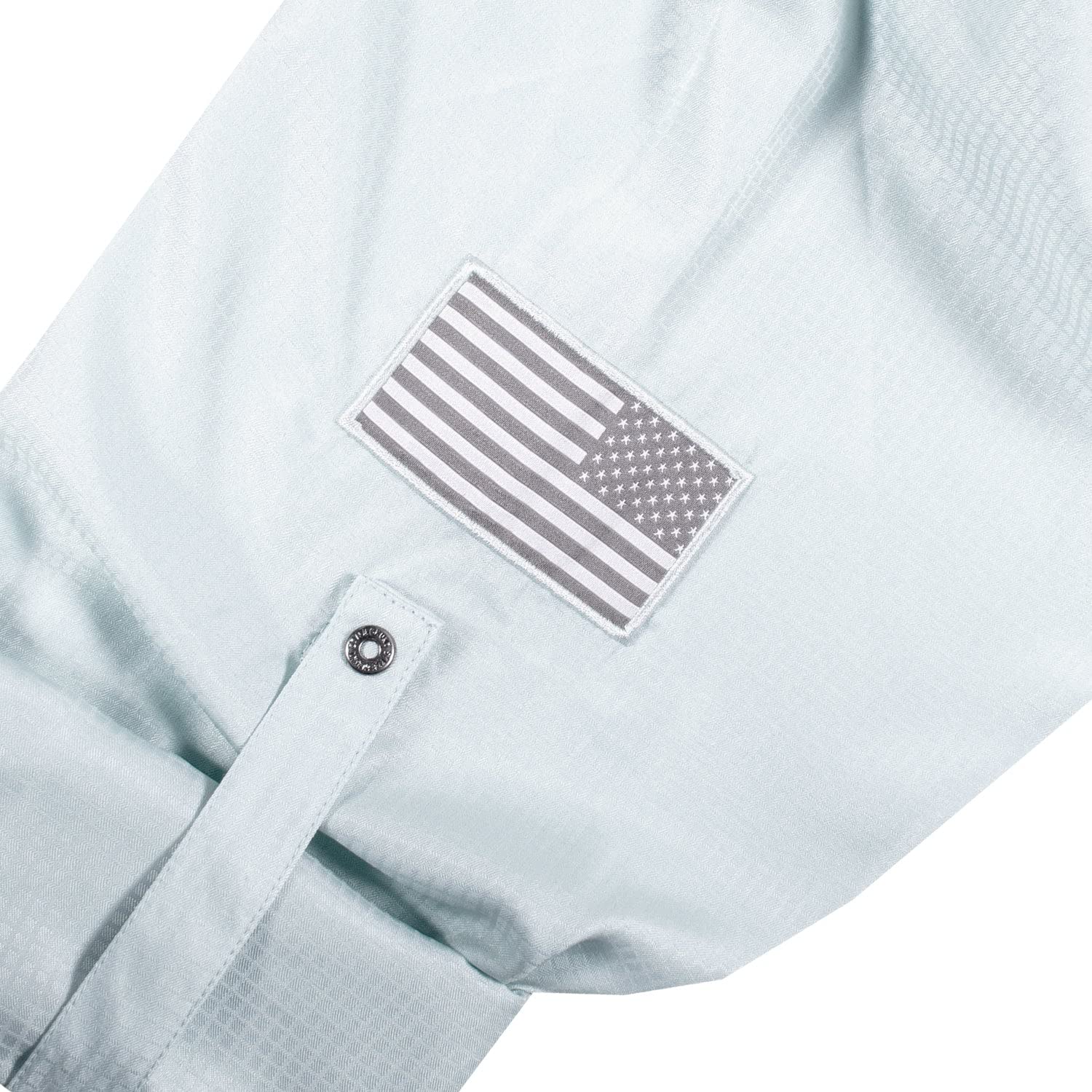 Grunt Style Fishing Shirt Long Sleeve Button Down (Black, Medium)