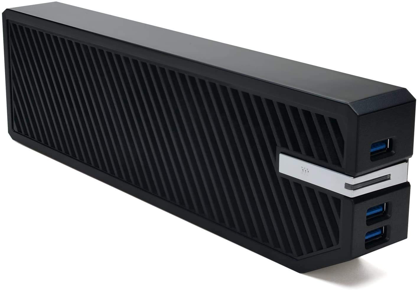 FD 4TB Xbox One Hard Drive Upgrade - Easy Snap-On with 3 USB Ports - with 32GB FD Flash for Media use - Compatible with Original Xbox One Only (XBOX-4TB-SH2)