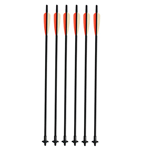 FDHW 24" Archery Crossbow Release Bolts Crossbow Decocking System Arrows with 4" Rubber Vanes Crossbow Accessories 2 Pack