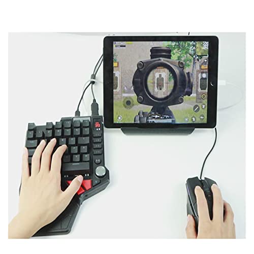 HEBBES K5 Joystick Gamepad with Touch Button Support Mobile Games Keyboard Compatible with iOS Android Smart Phone Handjoy (Color : Android)