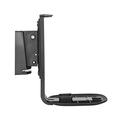 Eximus Speaker Wall Mount Bracket for Sonos One, Sonos One SL and Sonos Play:1 - Adjustable Tilt and Swivel for Optimal Audio Quality- Black Finish (Mounting Hardware Included)