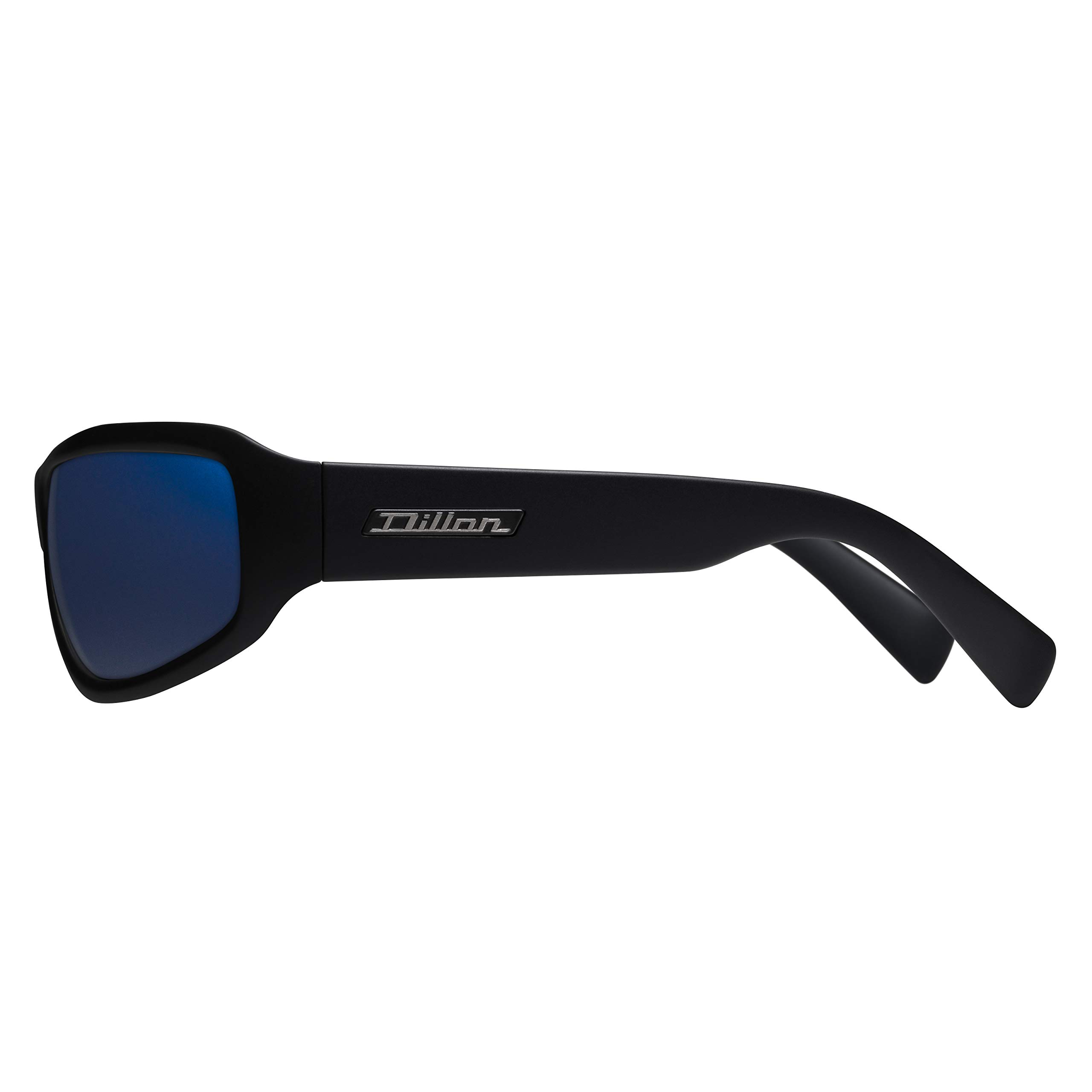Dillon Optics Smoke Polarized Sunglasses (Matte Black, Blue NIR)