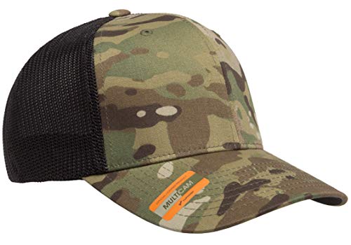 Flexfit Men's one_size Trucker Cap, Black, alpha