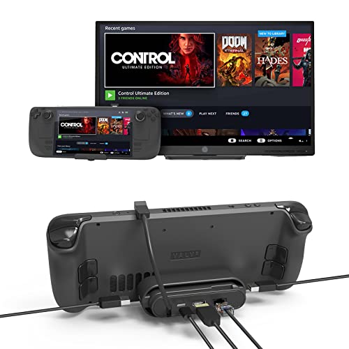 JOYTORN Dock with 4K@60Hz HDMI 2.0,Gigabit Ethernet Port(1000M), 2 USB A 3.0 5Gbps Data Ports,100W Power Delivery