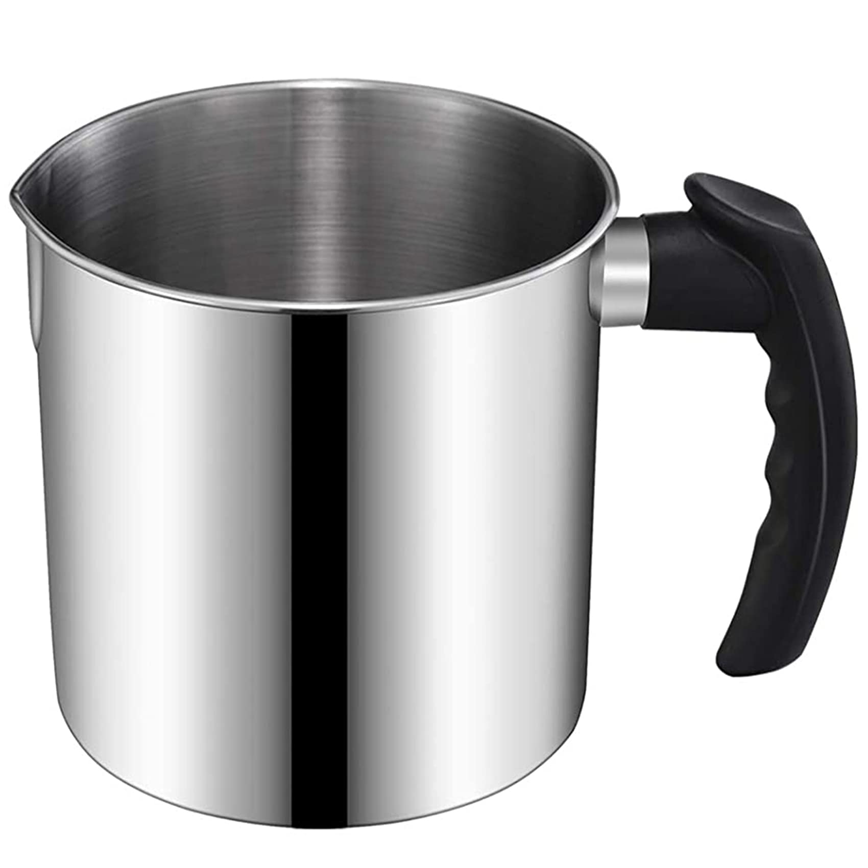 Lizusidtsy Candle Making Pouring Pot, 44 Oz Double Boiler Wax Melting Pot, Candle Making Pitcher, Heat- Handle