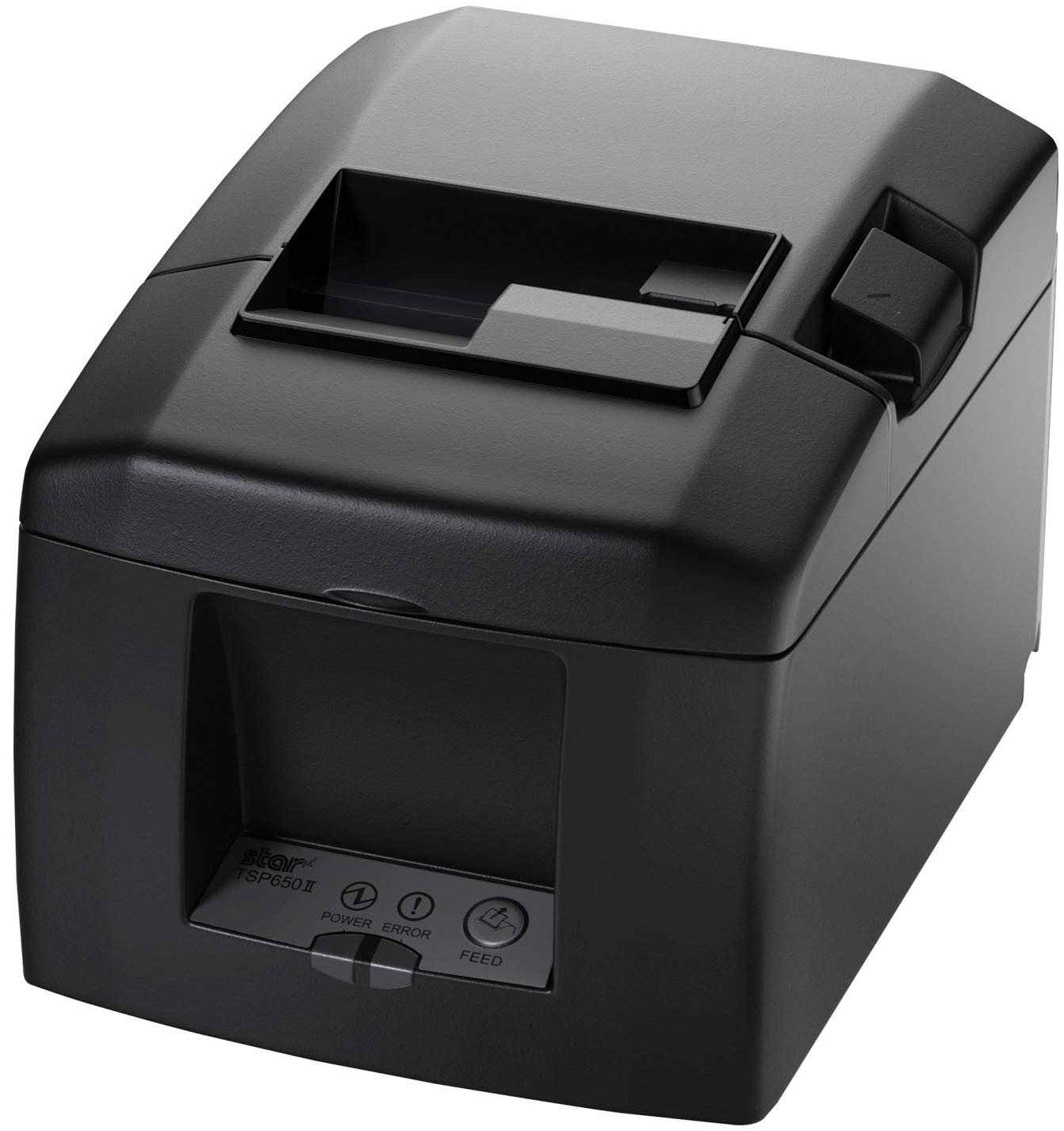 Star Micronics TSP654IISKU USB Liner Free Thermal Printer for Sticky Paper with Cutter and External Power Supply - Gray