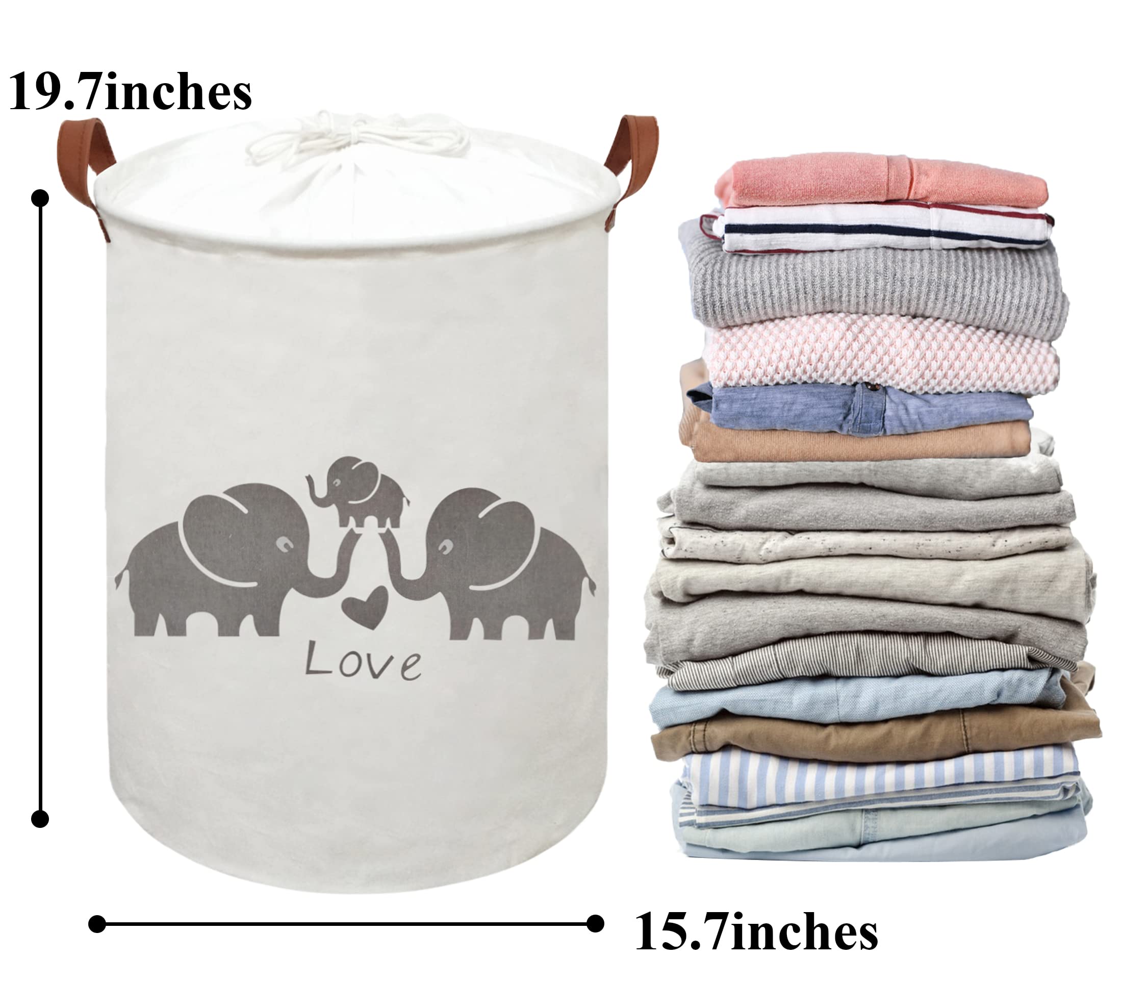 HIYAGON Boys Laundry Basket hamper Kids Storage Basket Car Toy Organizer Bins for Room Decor,Gift Basket for Bedroom(Race Flag)